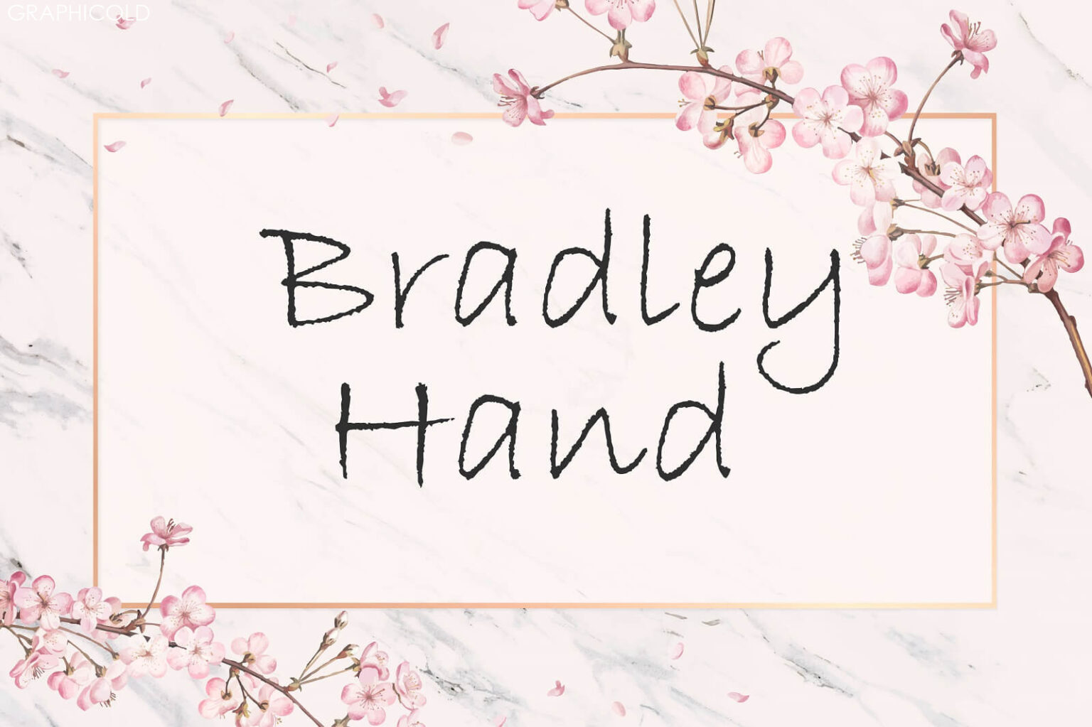 Exploring The Bradley Hand Font: A Handwritten Style Typeface - GRAPHICOLD