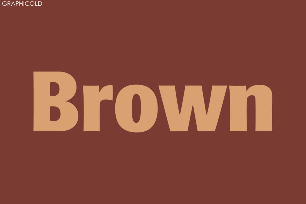 Brown Font: A Stylish And Versatile Typeface - GRAPHICOLD
