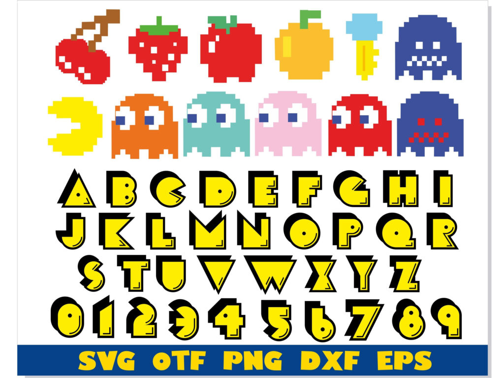 Introducing Pacman Font: A Playful And Nostalgic Typeface - GRAPHICOLD