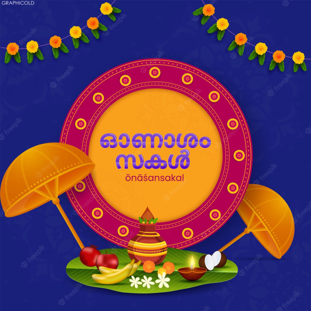 Flaunt Your Kerala Roots With Onashamsakal Poster: A Celebration Of ...