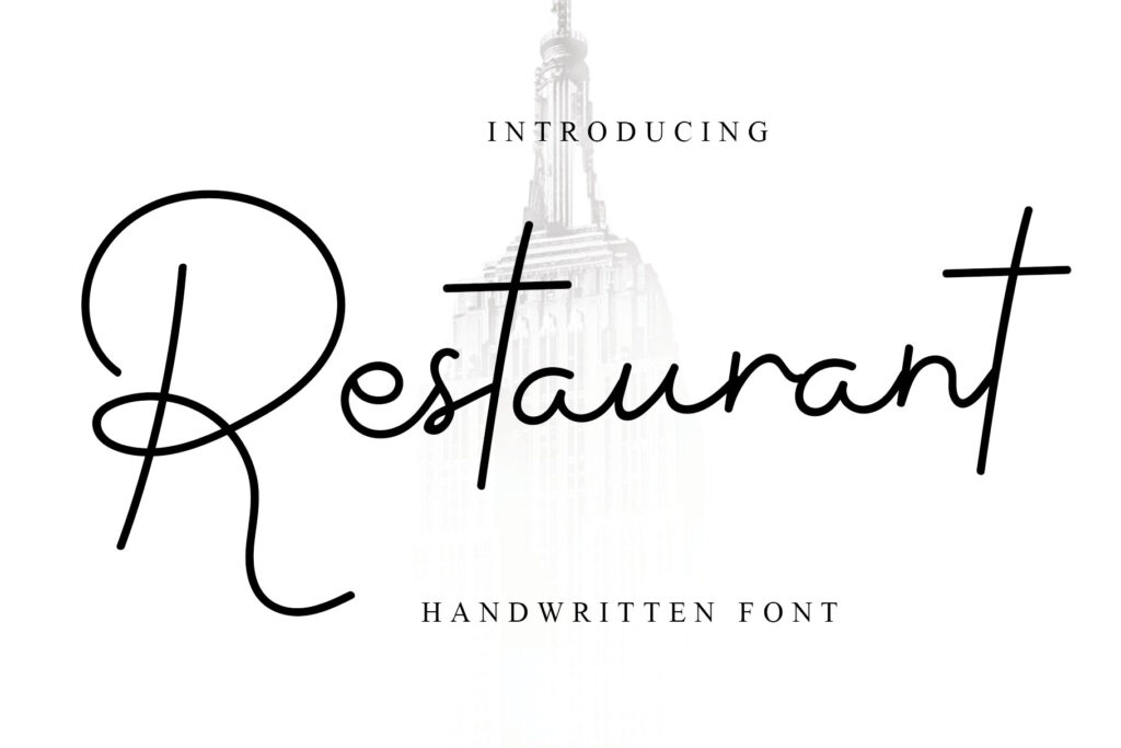 Restaurant Font Styles: Enhancing The Ambiance Of Your Dining ...