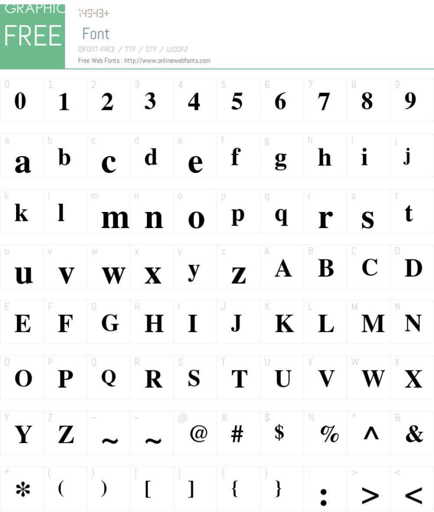 The Bold And Classic Charm Of Times Bold Font - GRAPHICOLD