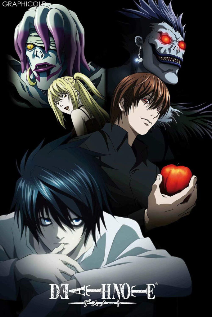 Death Note Poster: A Dark And Intriguing Display Of Power And Justice ...