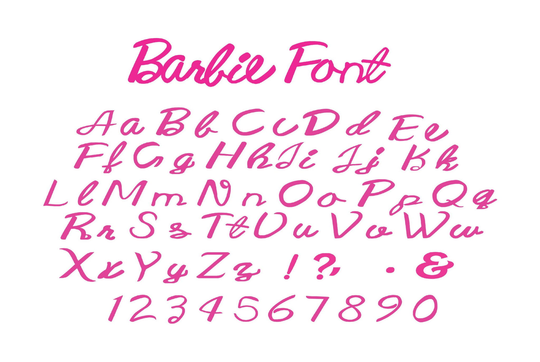 Creating Stunning Text With Barbie Font Generator - GRAPHICOLD