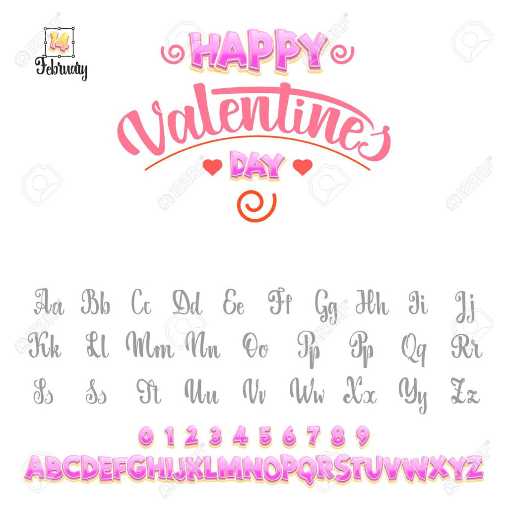 Valentine's Day Font: A Collection Of Romantic Fonts For Your Love ...