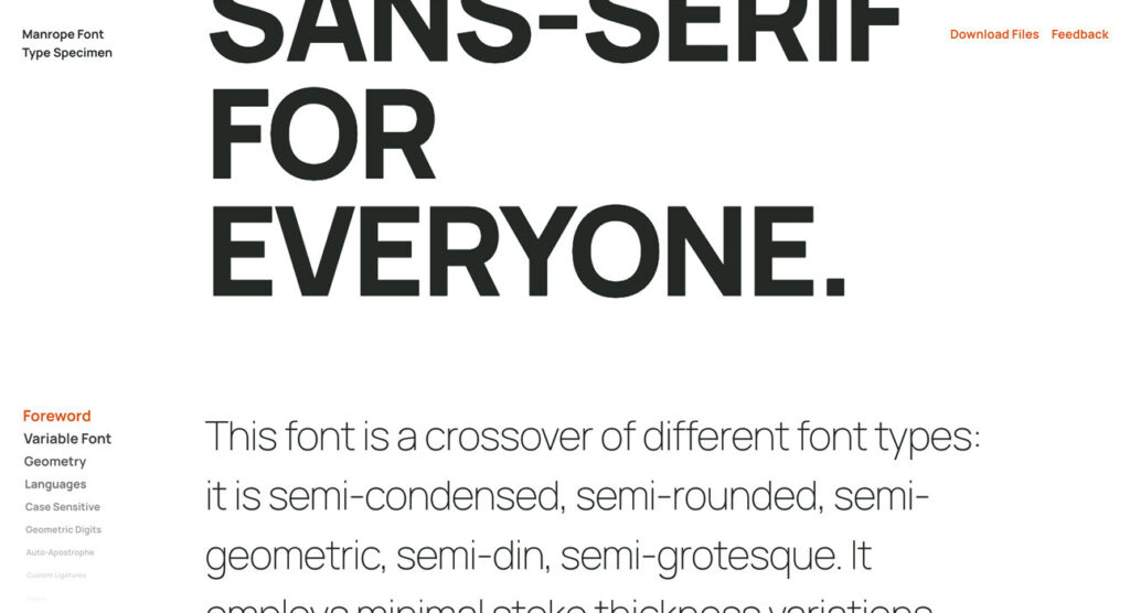Exploring The Timeless Elegance Of Manrope Font - GRAPHICOLD