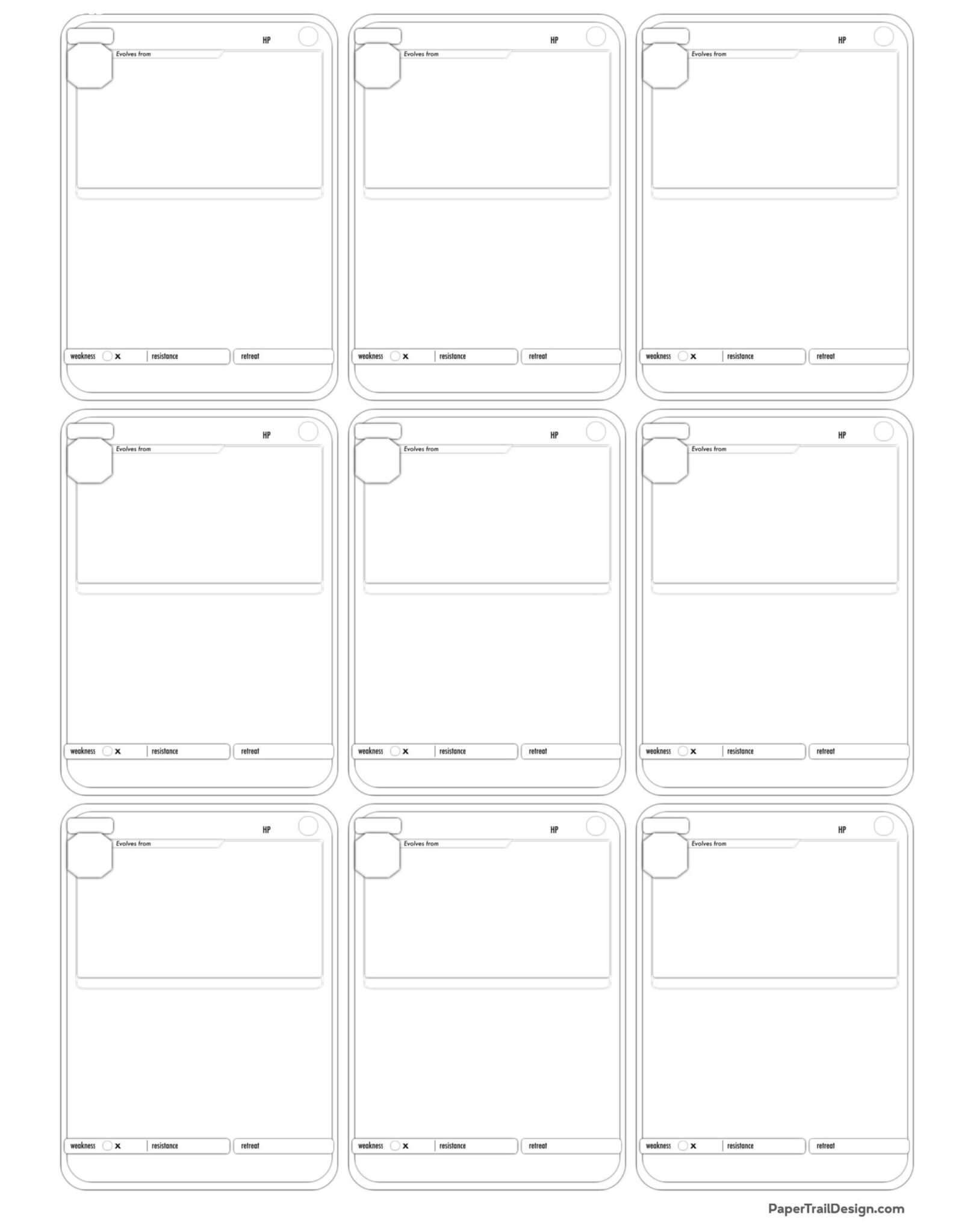 Pokemon Card Template: Create Your Own Customized Pokemon Cards ...