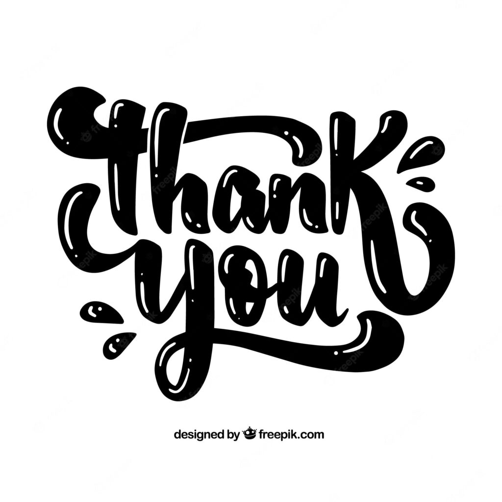 Expressing Gratitude With Thank You Fonts - GRAPHICOLD