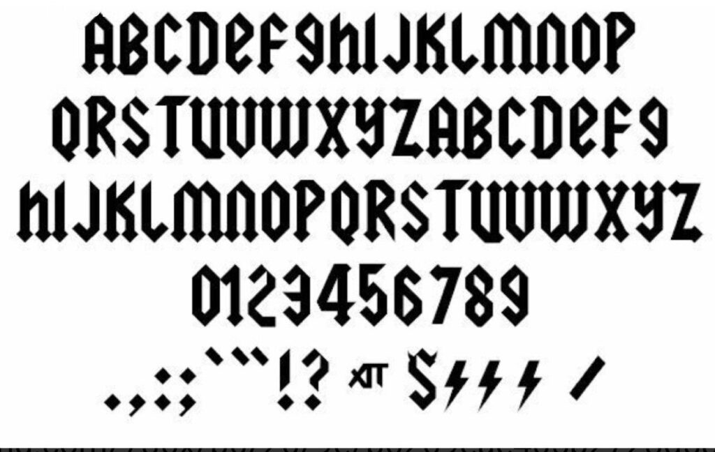 Title: Exploring The Iconic AC/DC Font: A Visual Journey Into The World ...