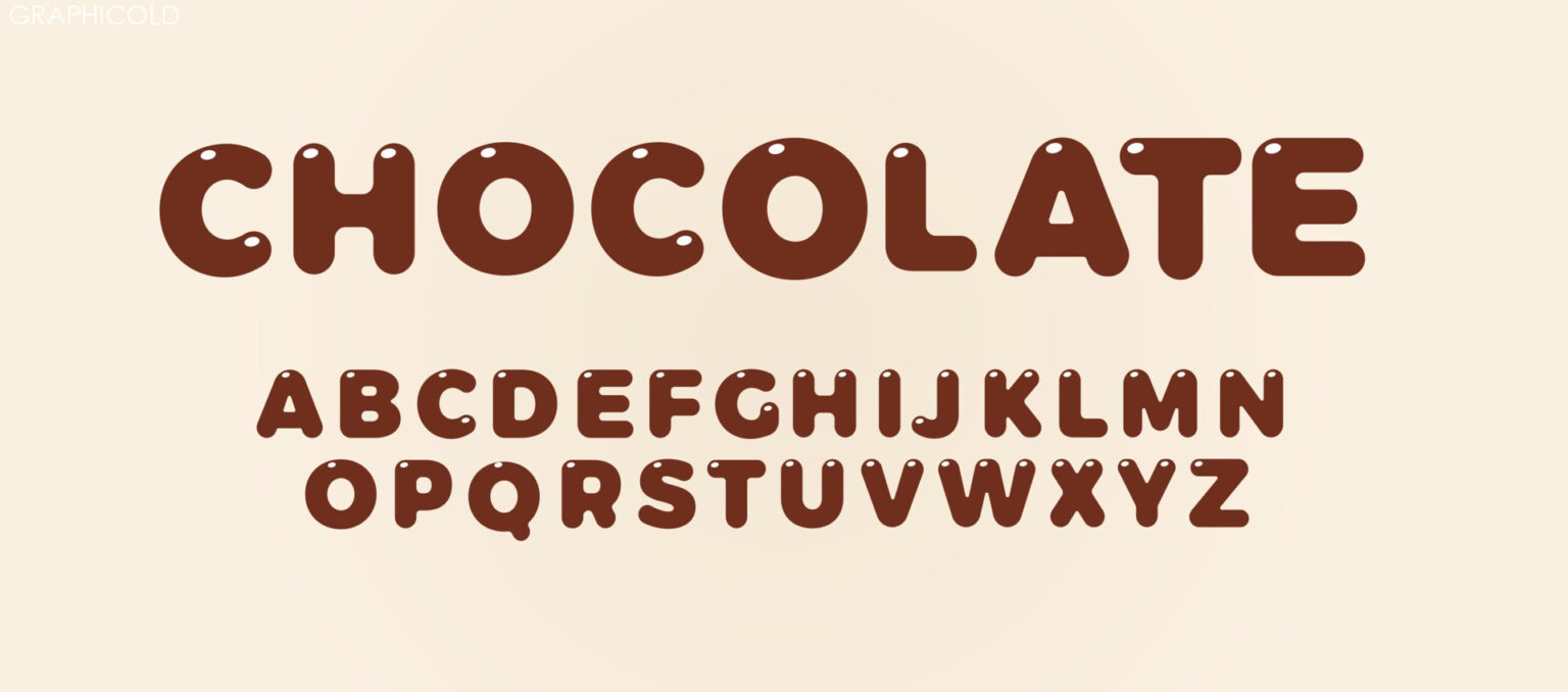 Deliciously Stylish: The Irresistible Charm Of Chocolate Fonts - GRAPHICOLD