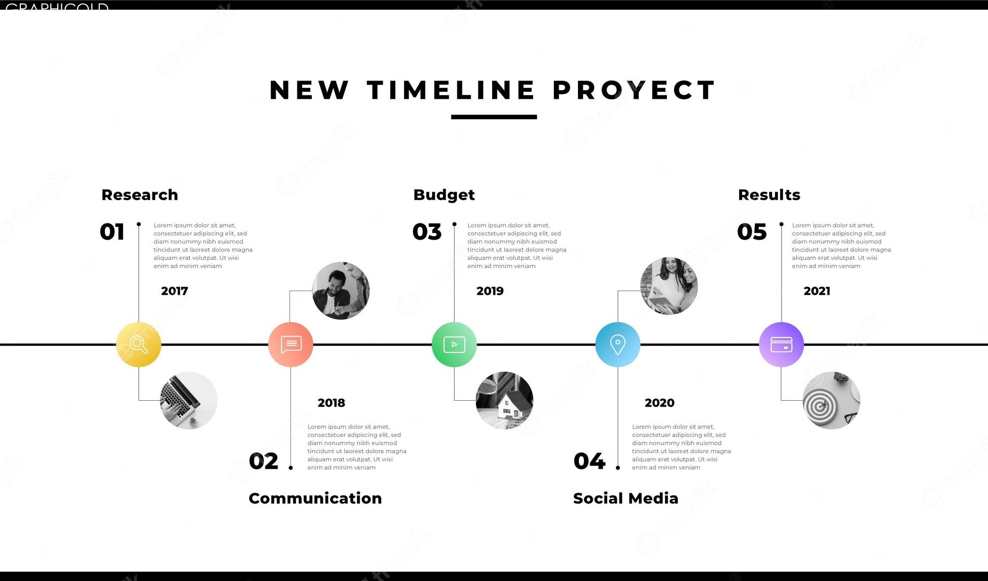 Timeline Illustration Visualizing Progression And History GRAPHICOLD