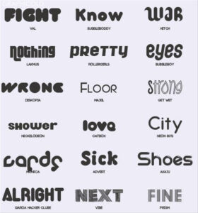 Cool Font Names - GRAPHICOLD