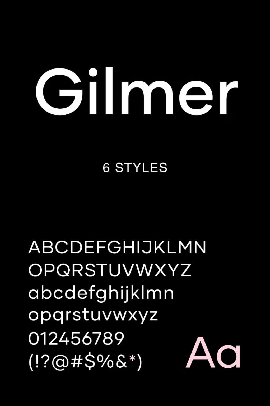 Gilmer – Geometric Sans Serif - GRAPHICOLD