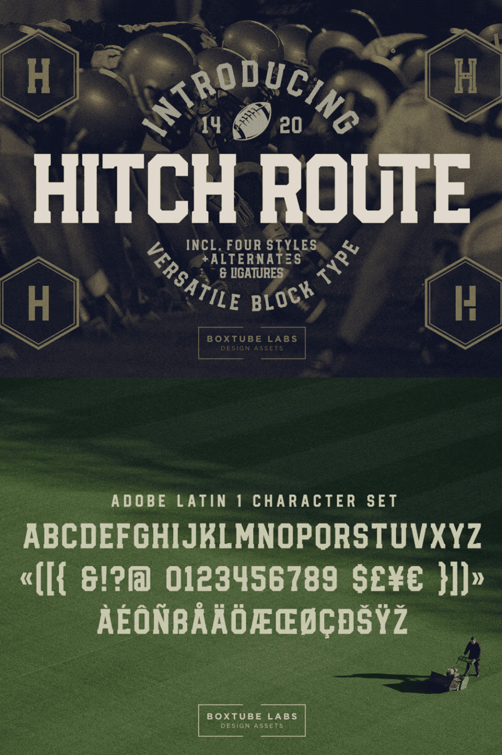 Hitch Route - Display Font - GRAPHICOLD