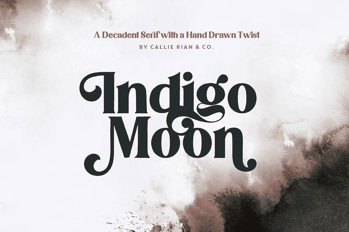Indigo Moon Decadent Serif - GRAPHICOLD