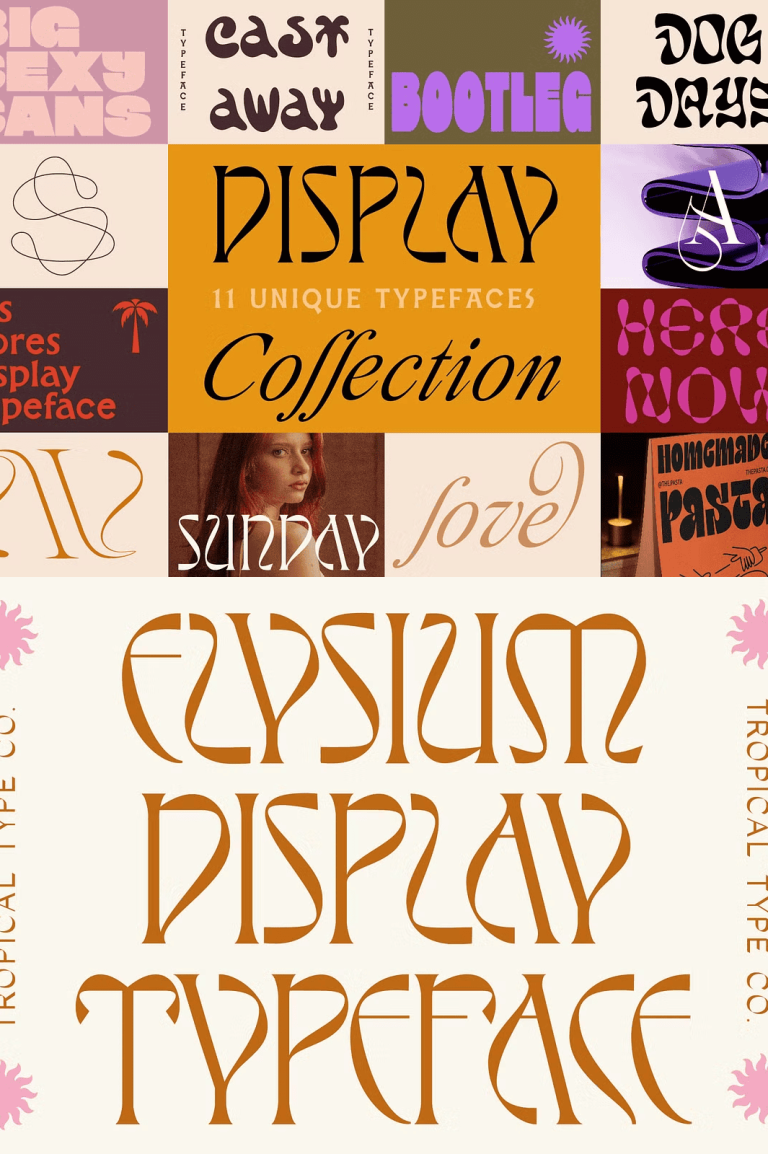 Display Font Collection - GRAPHICOLD
