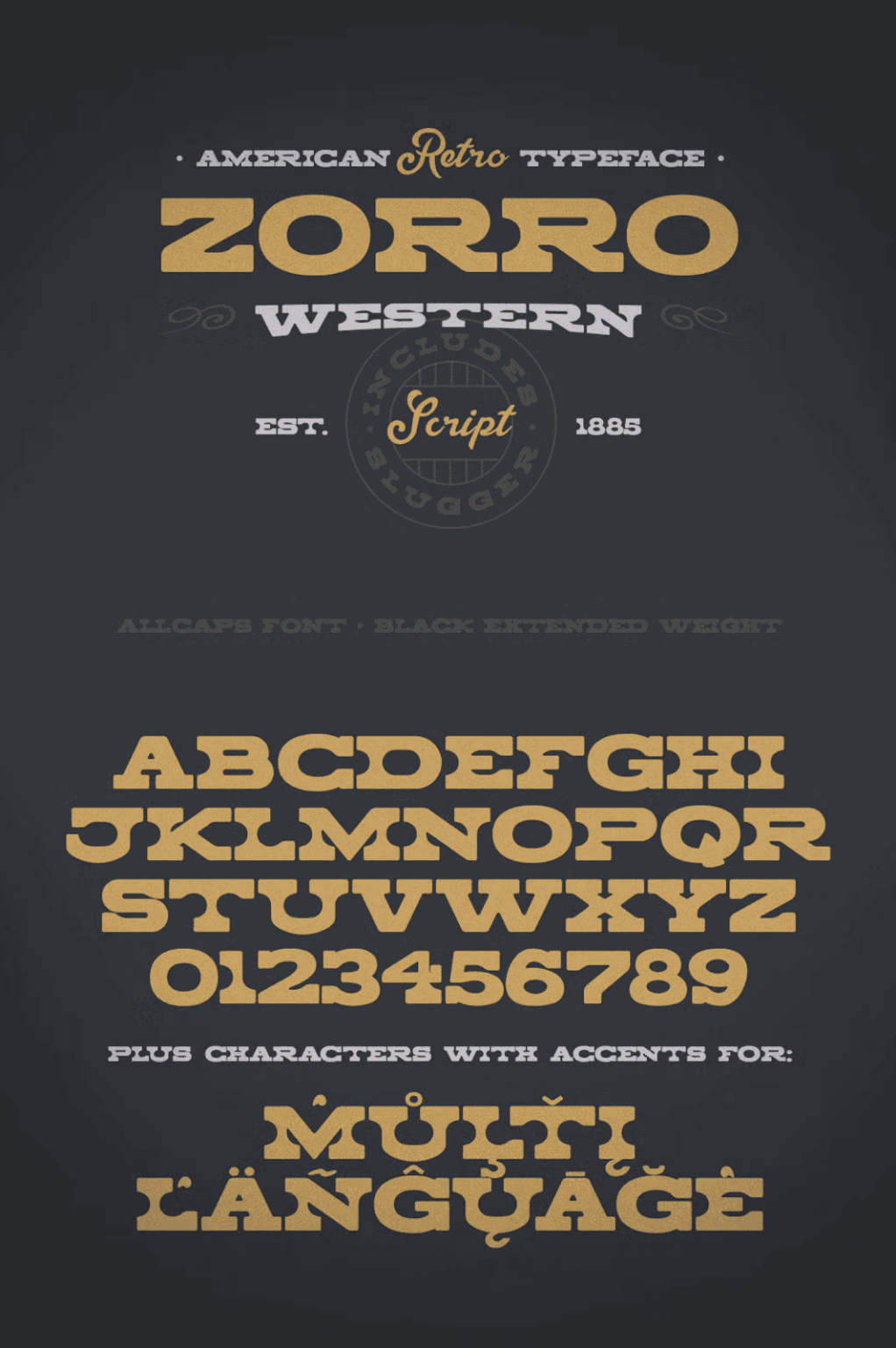 Zorro Font Duo - GRAPHICOLD