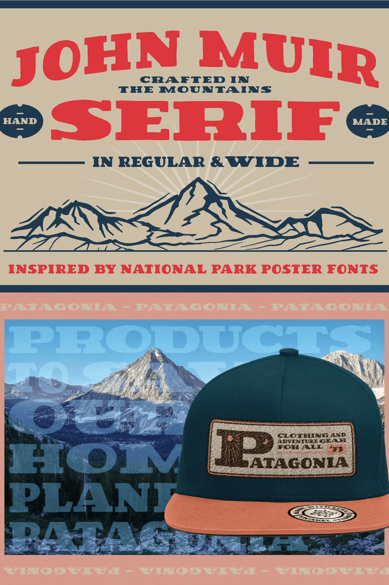 VS John Muir Serif Vintage Font - GRAPHICOLD