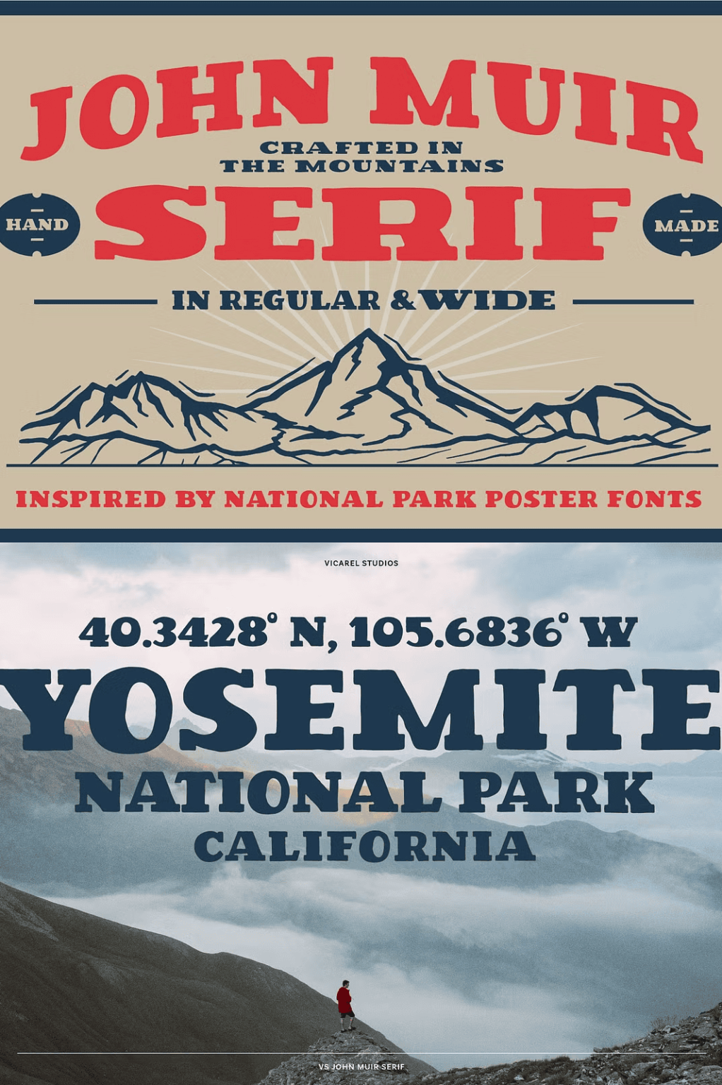 VS John Muir Serif Vintage Font - GRAPHICOLD