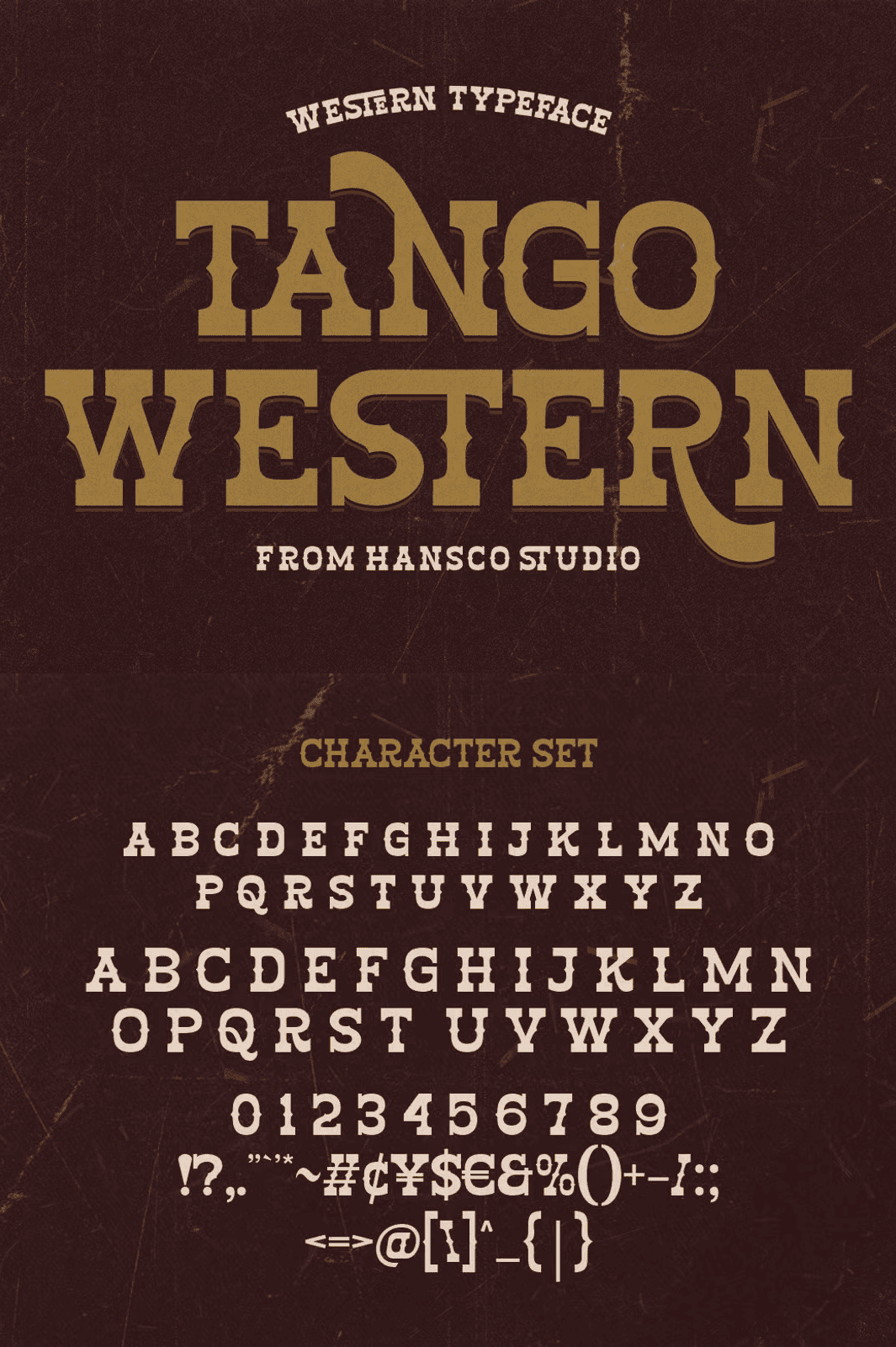 Tango Western Font – Retro Slab - GRAPHICOLD