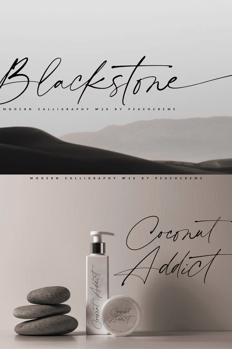 Blackstone// Casual Chic Font SALE! - GRAPHICOLD