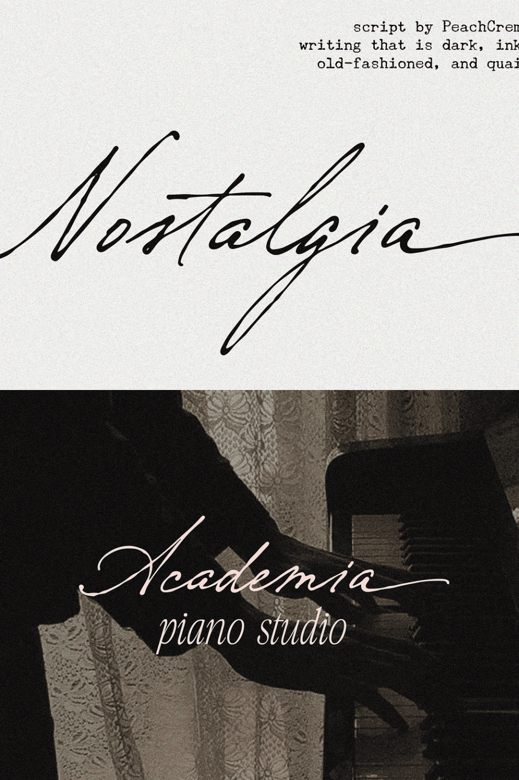 Nostalgia // Vintage Script Font - GRAPHICOLD