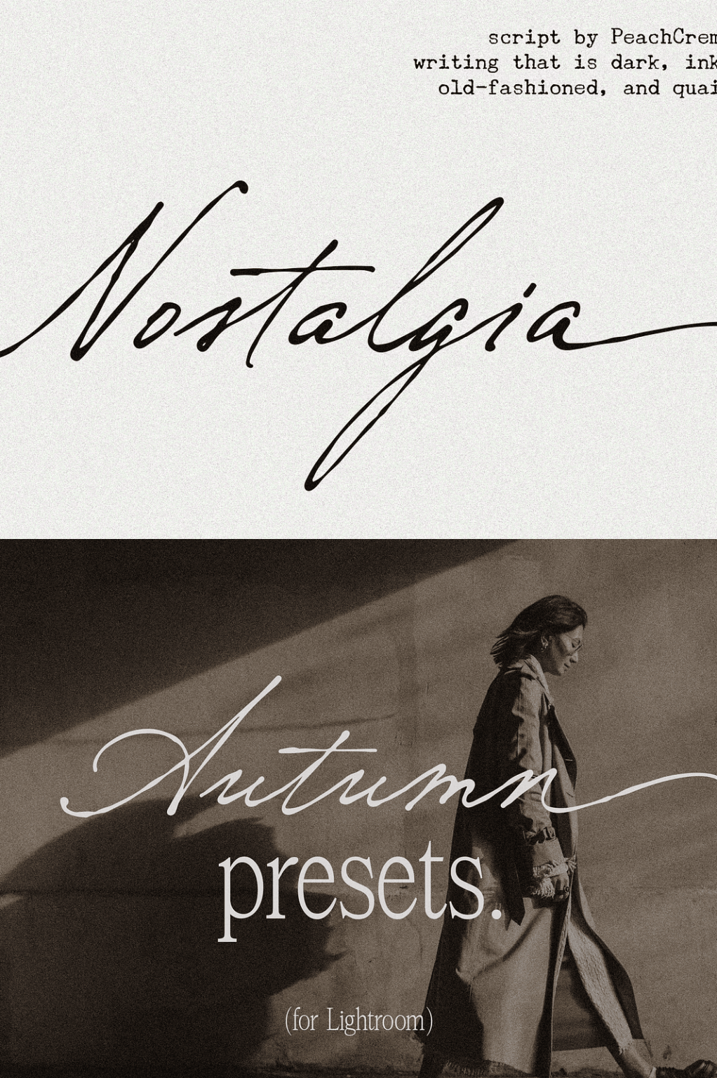Nostalgia // Vintage Script Font - GRAPHICOLD