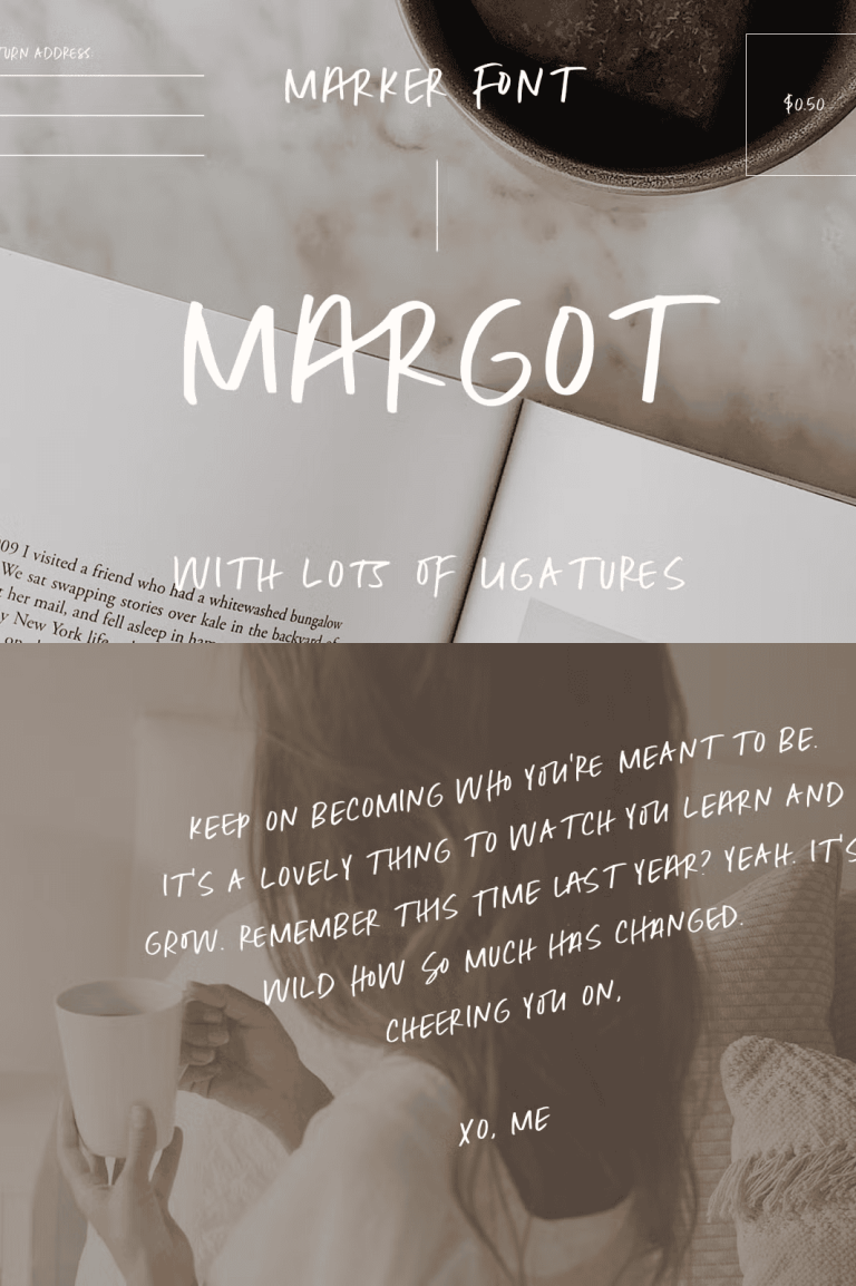 Margot Marker Font - GRAPHICOLD