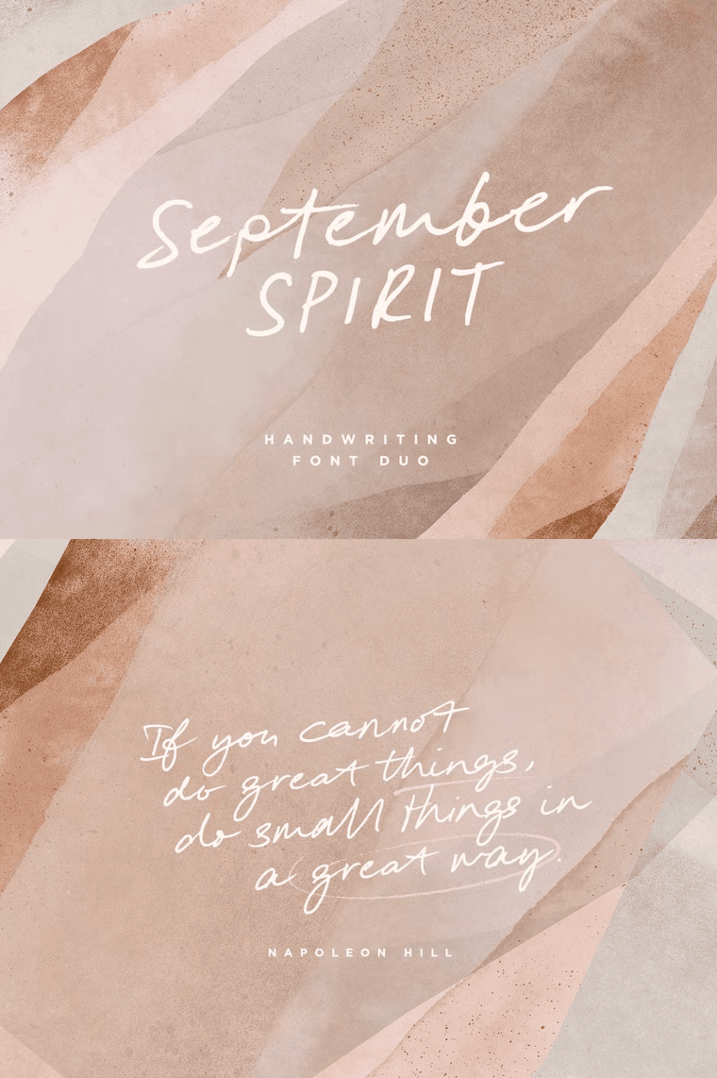 September Spirit Font Duo - GRAPHICOLD