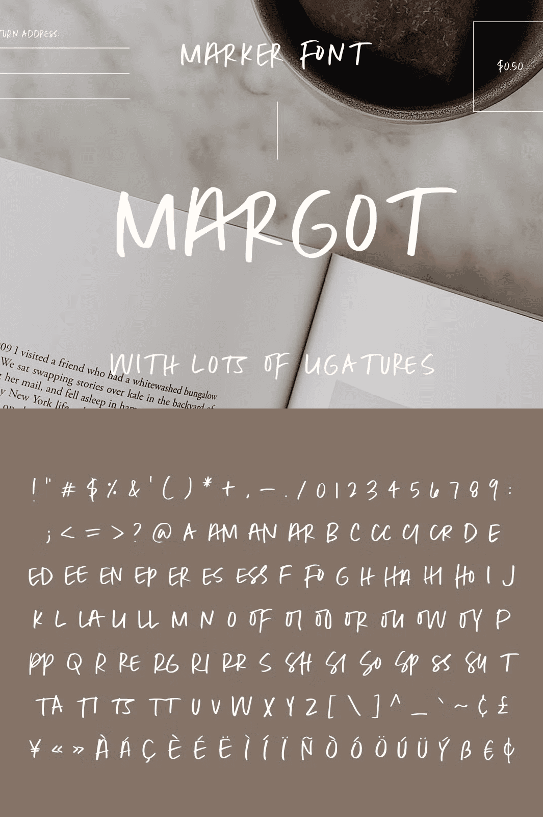 Margot Marker Font - GRAPHICOLD