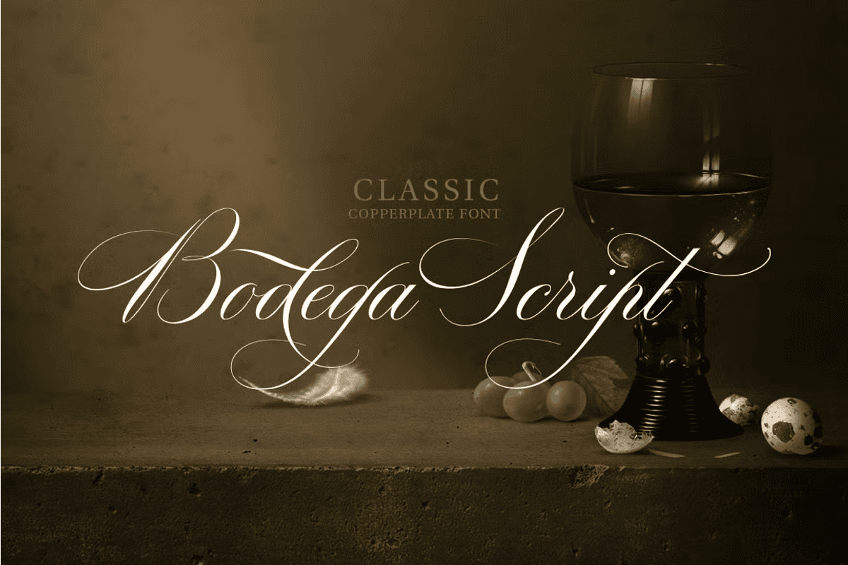 Bodega Script Elegant Wedding Font - GRAPHICOLD