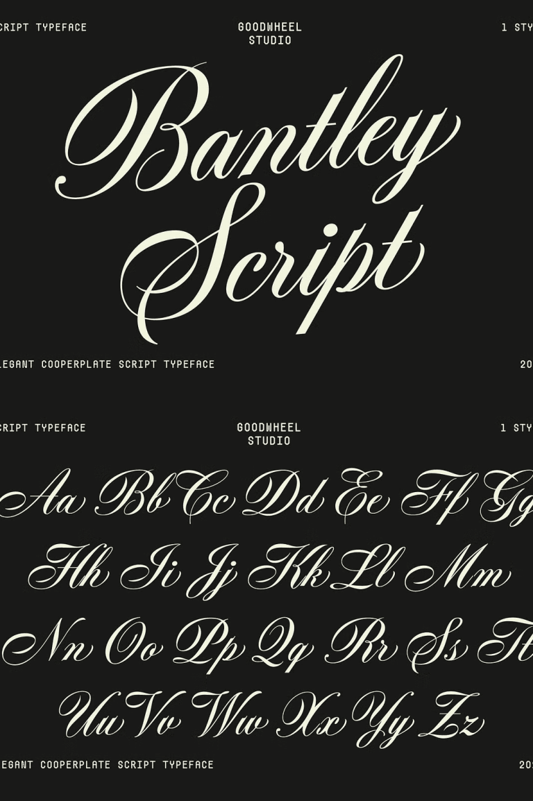 Bantley Script - GRAPHICOLD