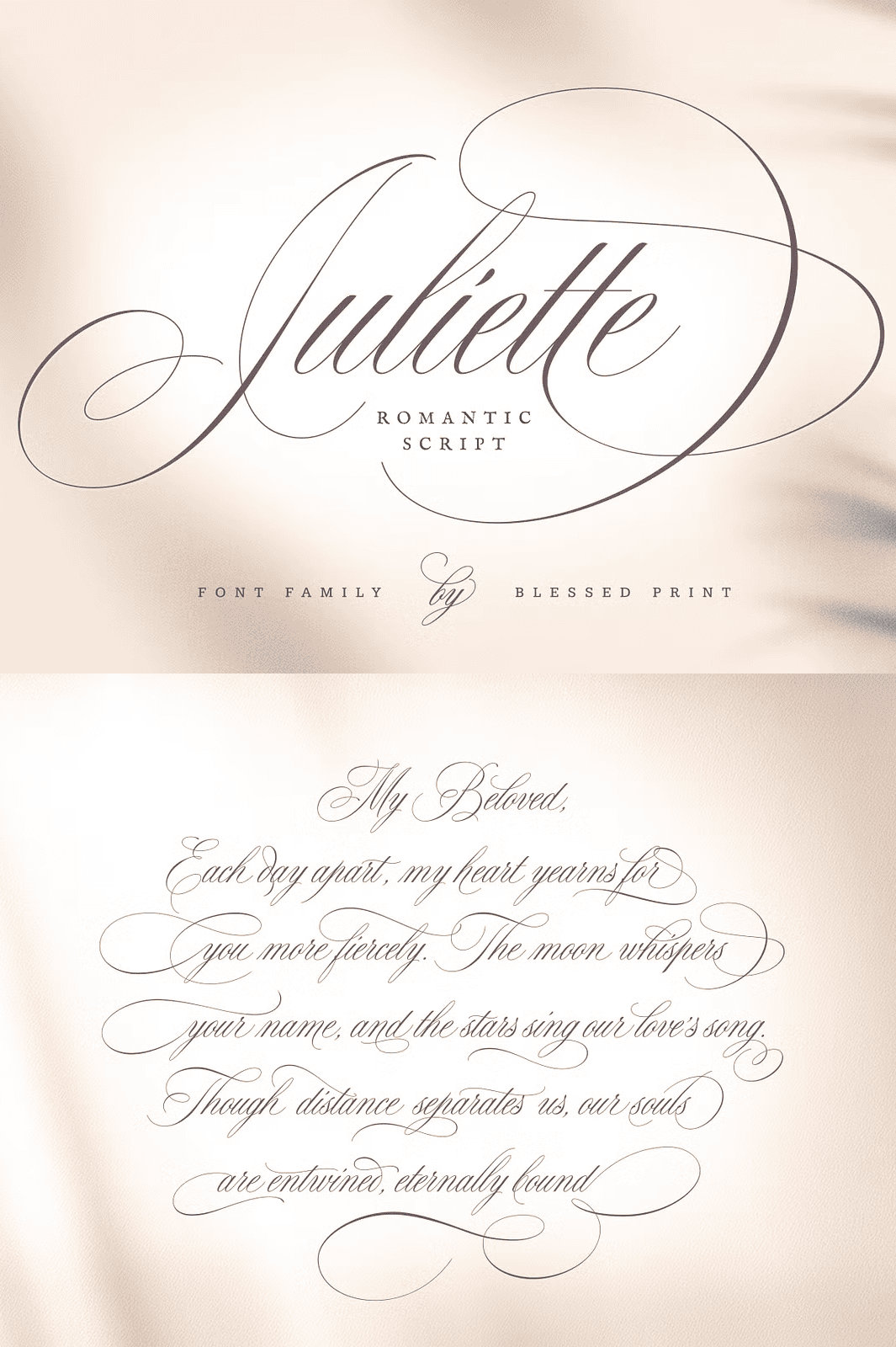 Juliette – Romantic Wedding Script - GRAPHICOLD