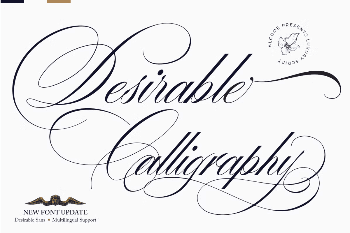 Desirable Calligraphy - GRAPHICOLD