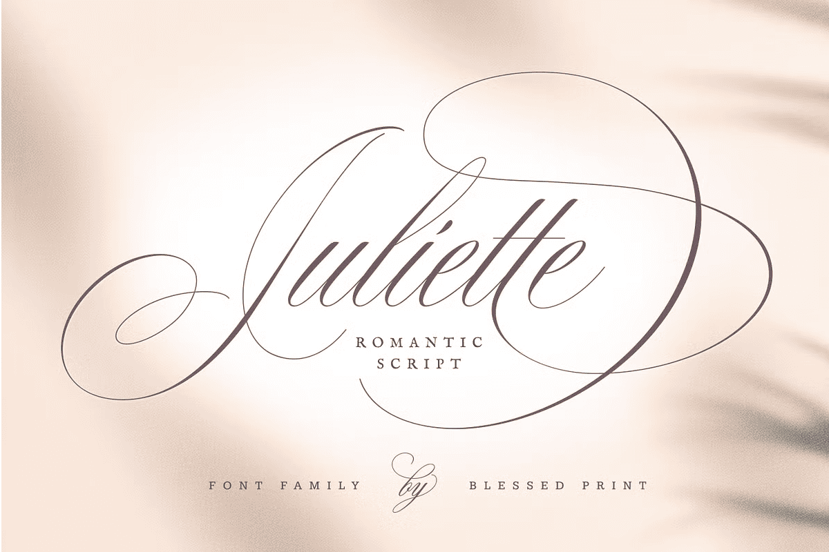 Juliette – Romantic Wedding Script - GRAPHICOLD