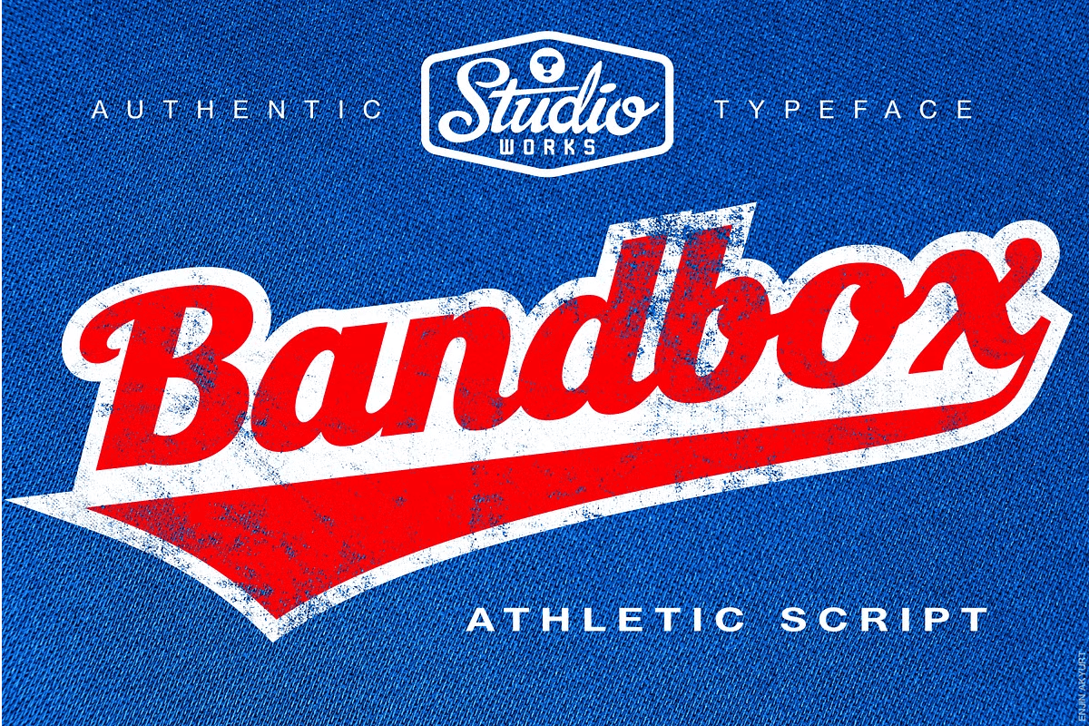 Bandbox | Athletic Script Typeface - GRAPHICOLD